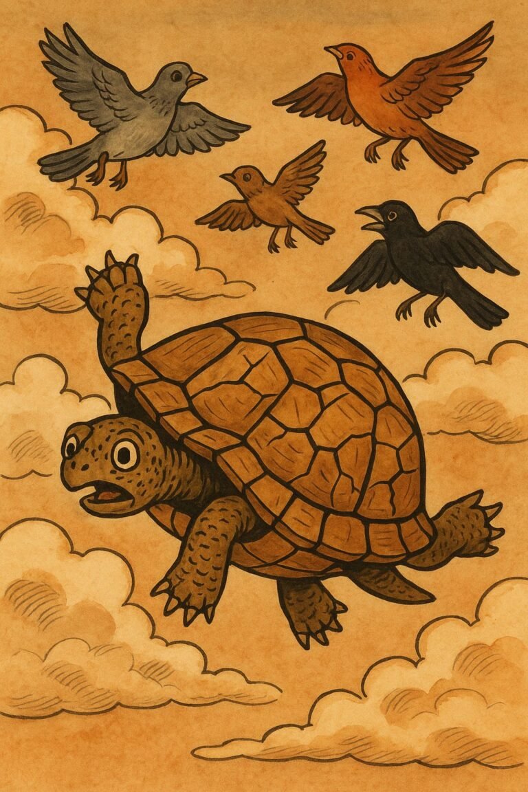 Why the Tortoise’s Shell Is Cracked | FolktalesAfrica.com