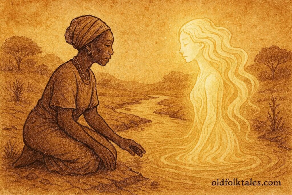 The Woman Who Befriended the River Gabon Folktale